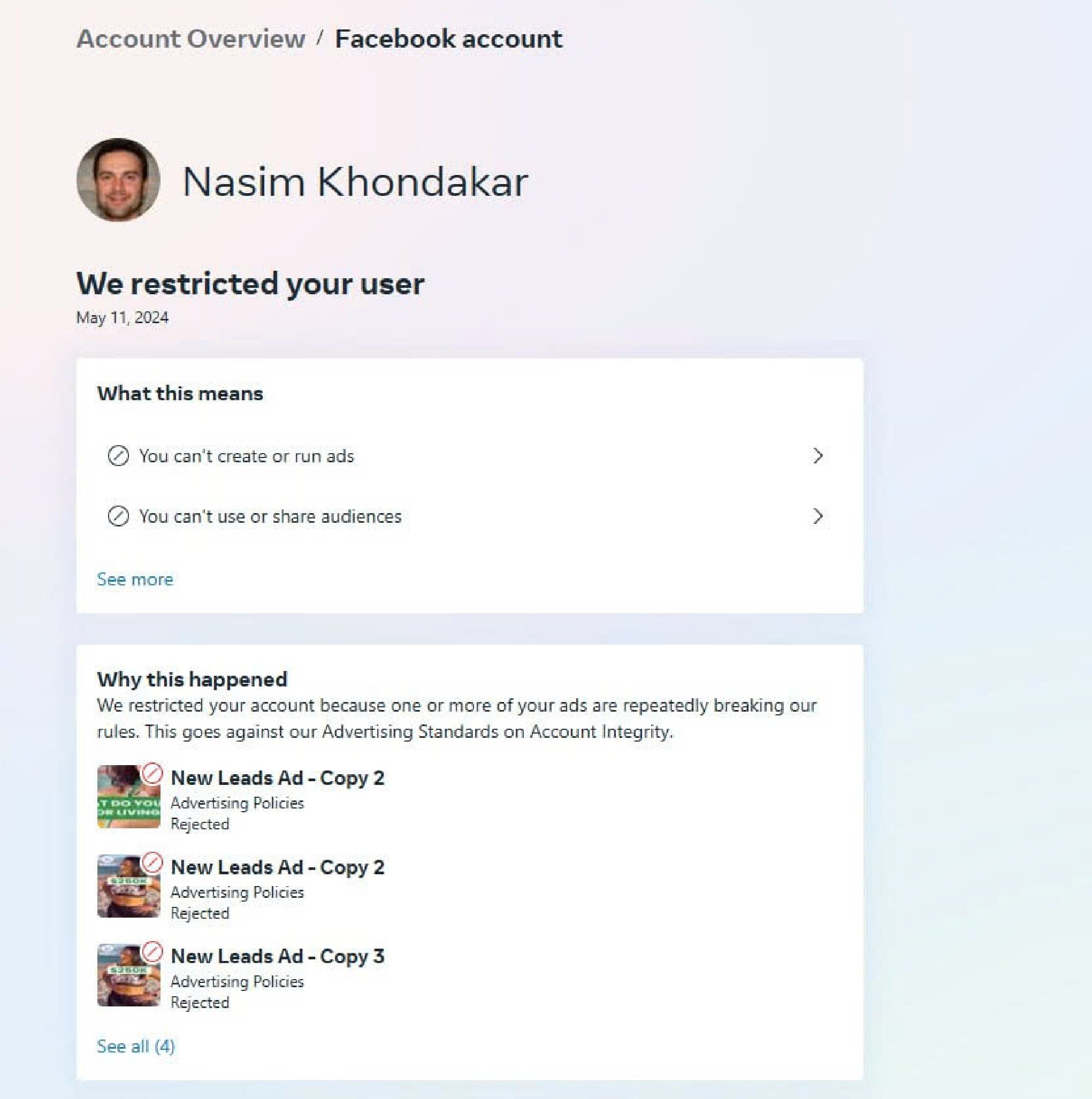 How to Identify Restricted Facebook Accounts (VIA) and Avoid Permanent ...
