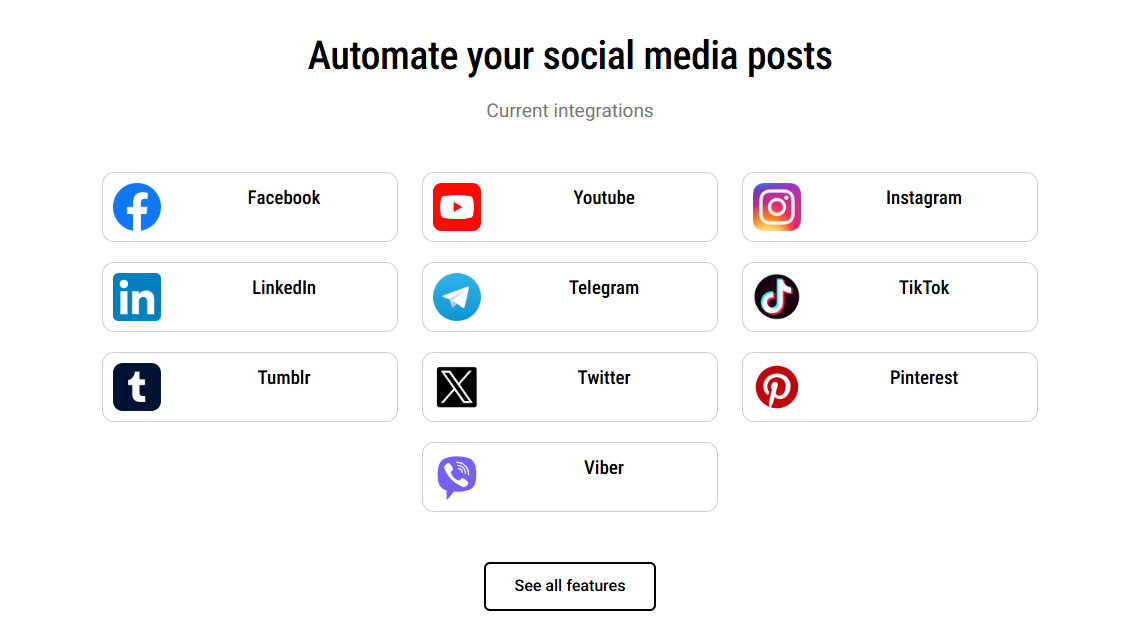 ️ SocAutoPoster.com ️ Social Media Automation Tool AI Cross-posting⚡ ...